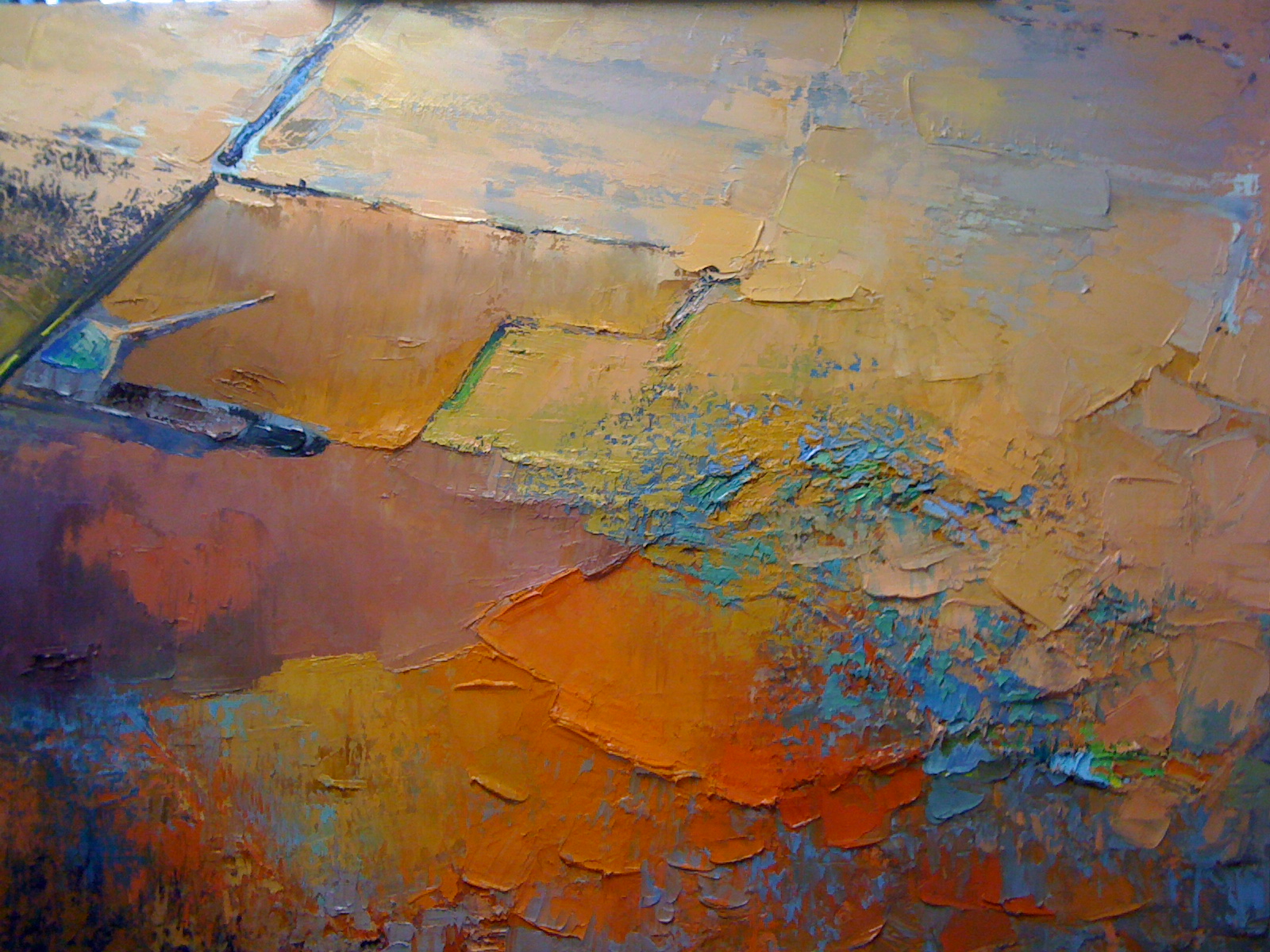 ABSTRACTS & AERIAL PAINTINGS - Sue Kwasnick